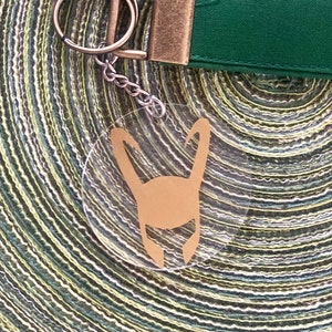 Loki Helmet Marvel Wristlet Key Fob Lanyard Keychain Green - Etsy
