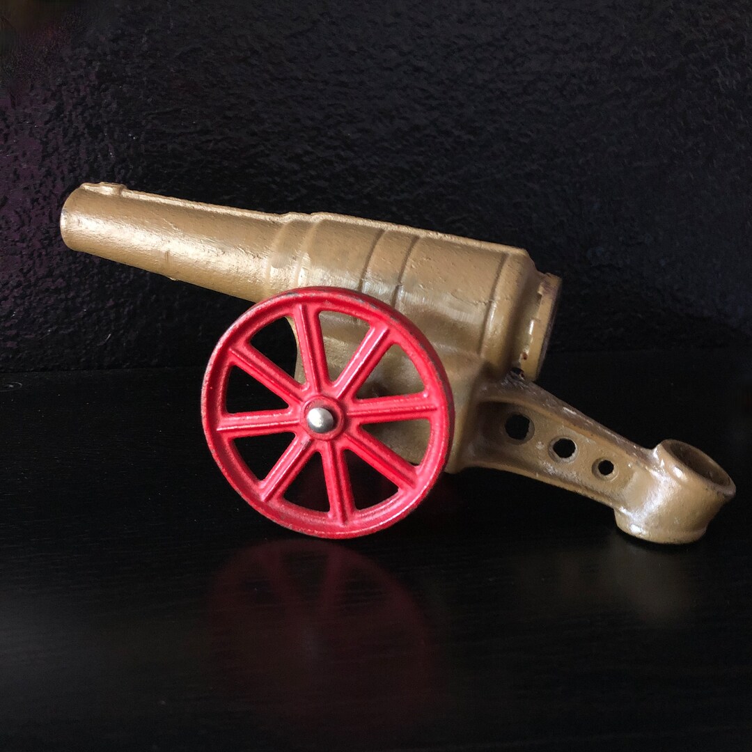 Big-bang Cannon - Vintage Cast Iron Toy From Conestoga Company - Model ...