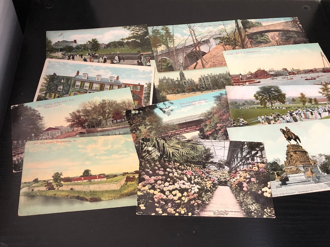 Pennsylvania Travel Postcard Set - 12 Antique and Vintage Post Cards ...