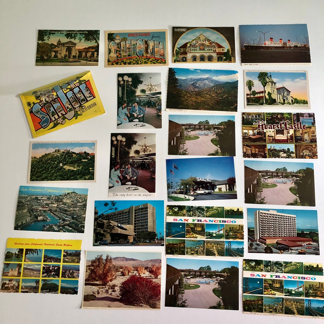 Large Set of California Postcards - Assorted Ages 1930's Beyond - All ...
