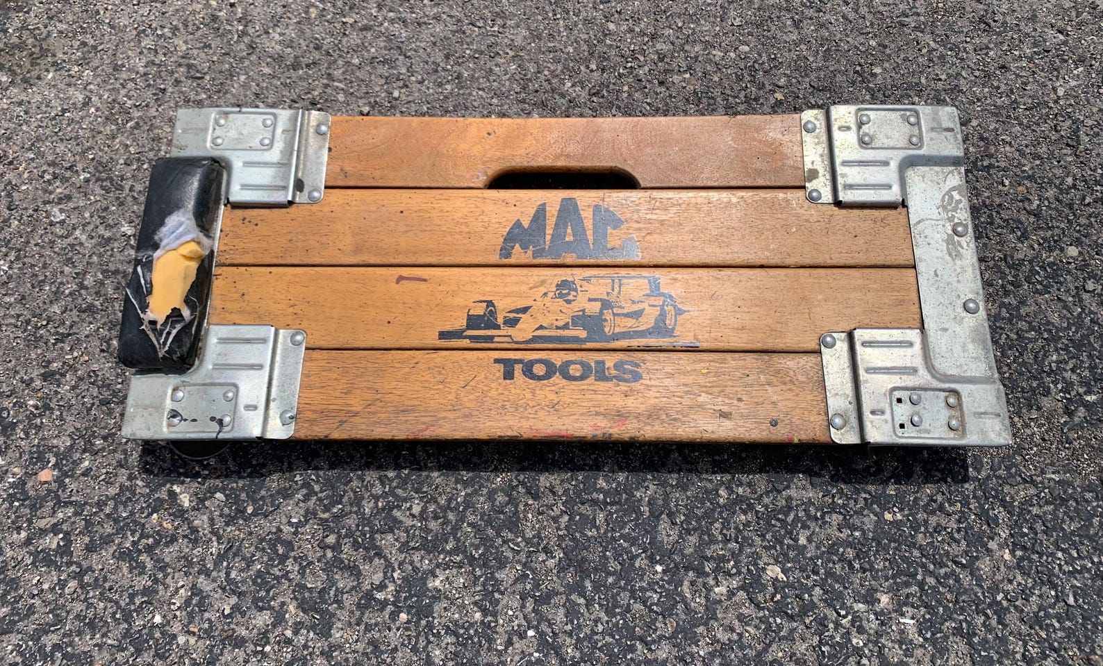 MAC TOOLS Mechanics Creeper - Vintage Wood Steel Roll Over - USA - Etsy