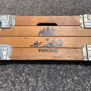 MAC TOOLS Mechanics Creeper - Vintage Wood Steel Roll Over - USA - Etsy
