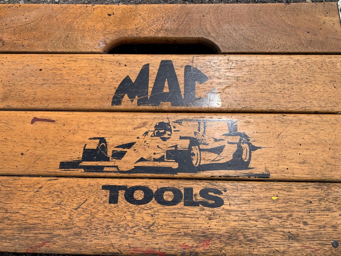 MAC TOOLS Mechanics Creeper - Vintage Wood Steel Roll Over - USA - Etsy