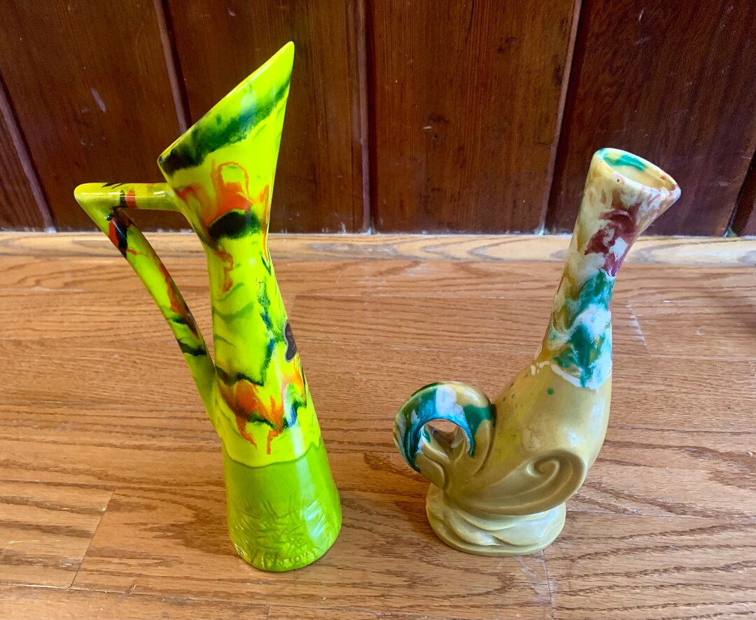 Vintage California Originals Ceramics Pitcher 1970's Mcm Art Pottery ...