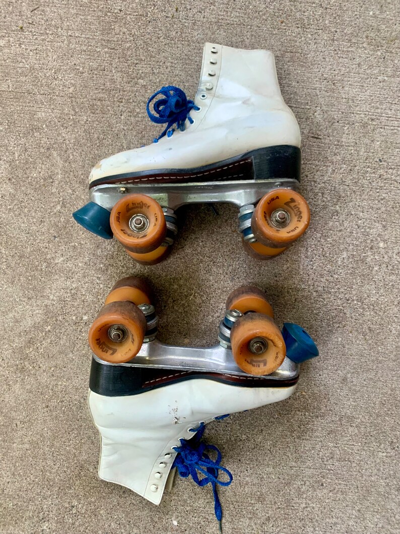 Vintage 8 Wheels Roller Skates Womens Size 6 1970s - Etsy