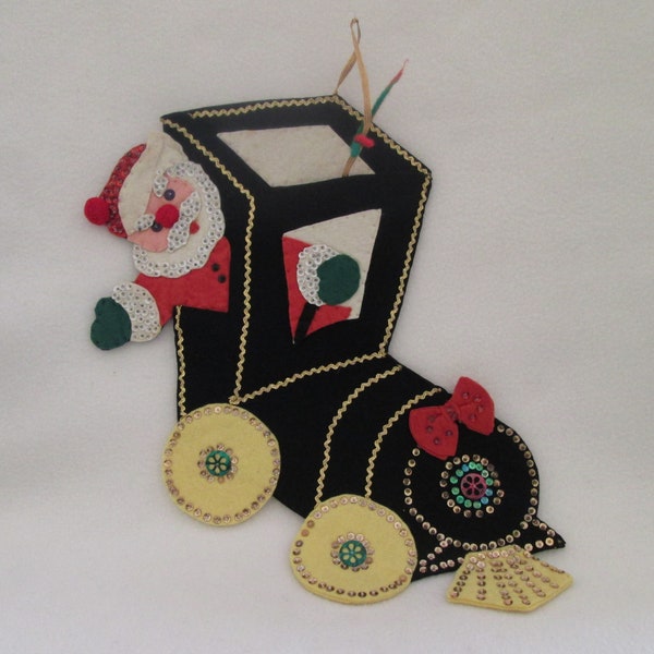 Train Stocking - Etsy