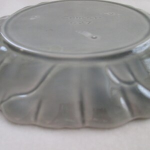 Vintage Cemar California Art Pottery Gray Lettuce Leaf Dinner Plate 627 ...