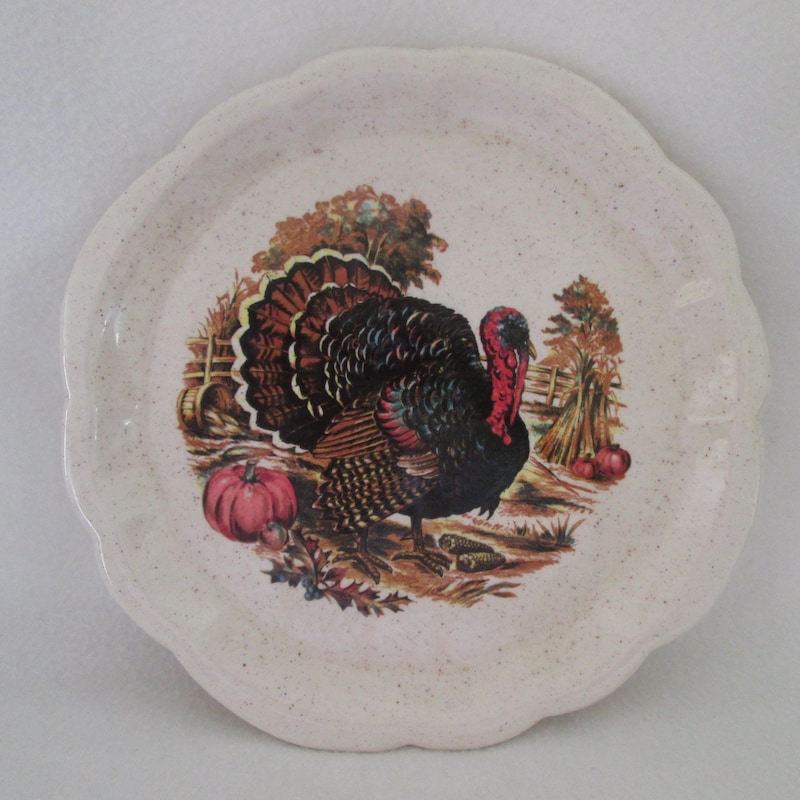 Thanksgiving Plates - Etsy