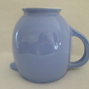Vintage Hall China Water Jug Cadet Blue 5 Band Water Jug Water Pitcher ...