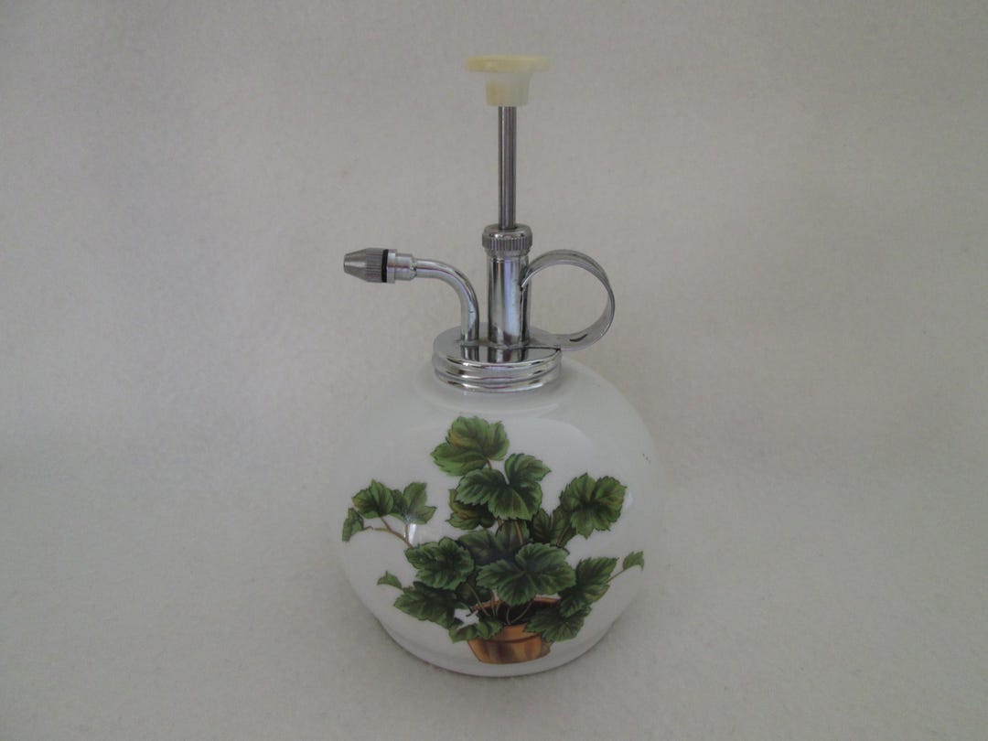 Vintage Japan Plant Atomizer Plant Mister Ceramic With Plant Decals ...