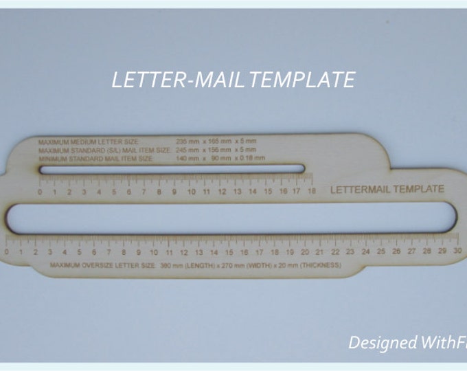 New Lettermail Template Mail Guide Postal Template Postage Checker
