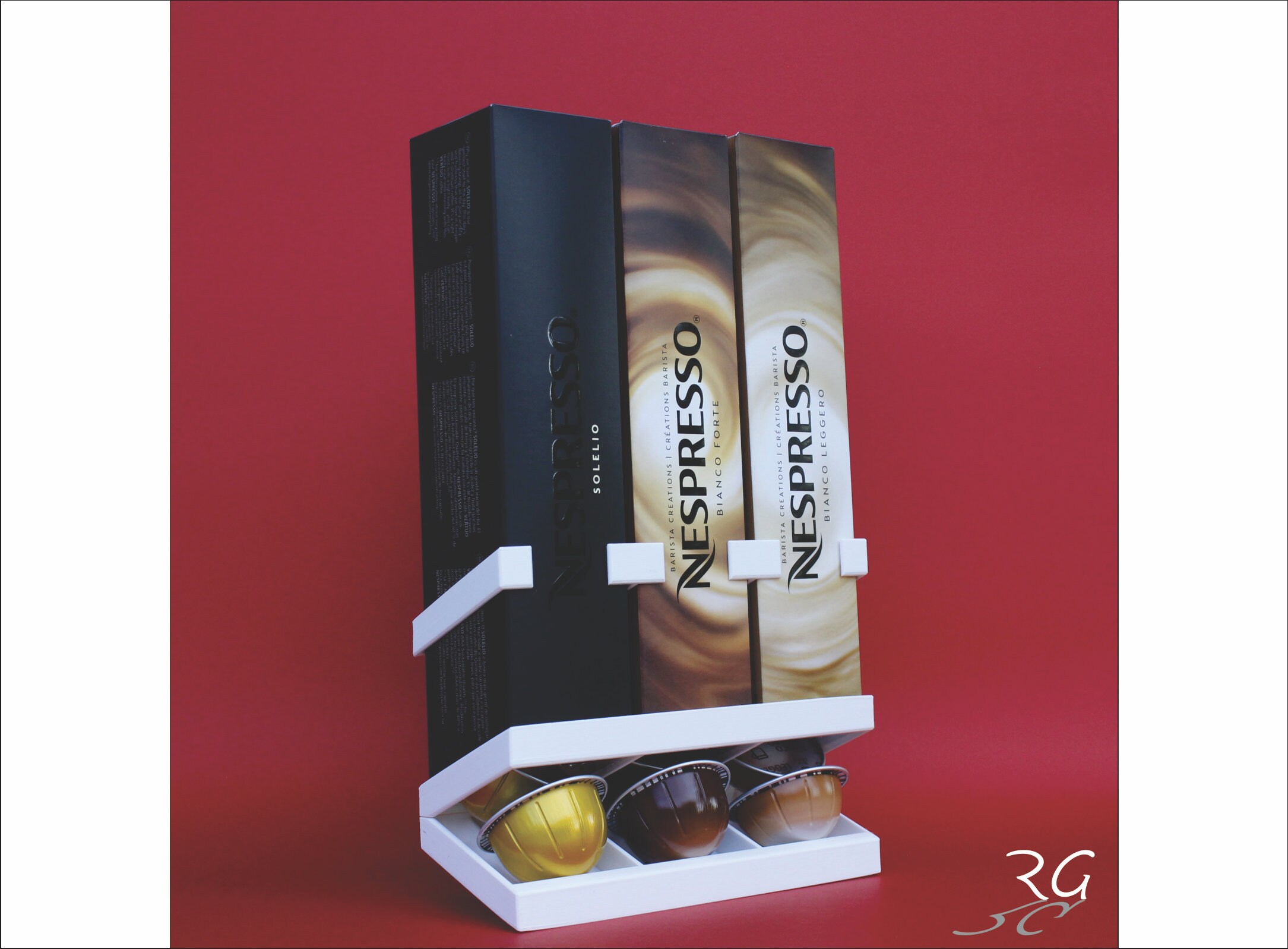 WHITE Vertuo Line 30 Coffee Capsules Dispenser for Kitchen | Etsy