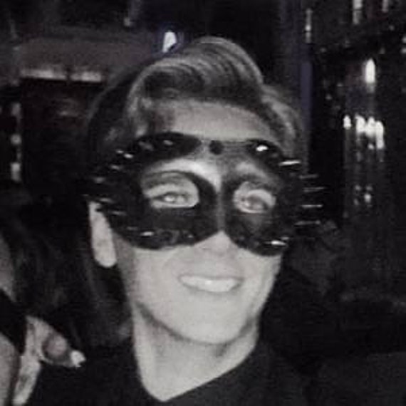 Black Spiked Leather Inch Chrome Spikes Fetish Comic Superhero | Etsy