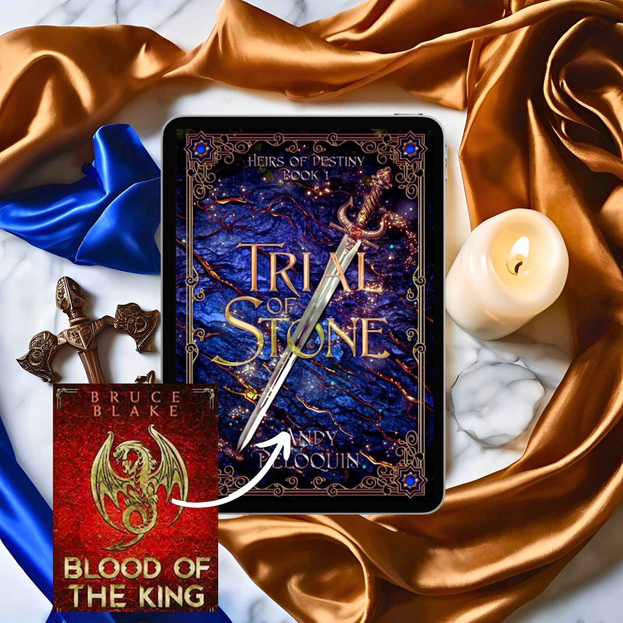 5 Fantasy Epic Sword Templates, Social Media Flatlay, Writer Content ...