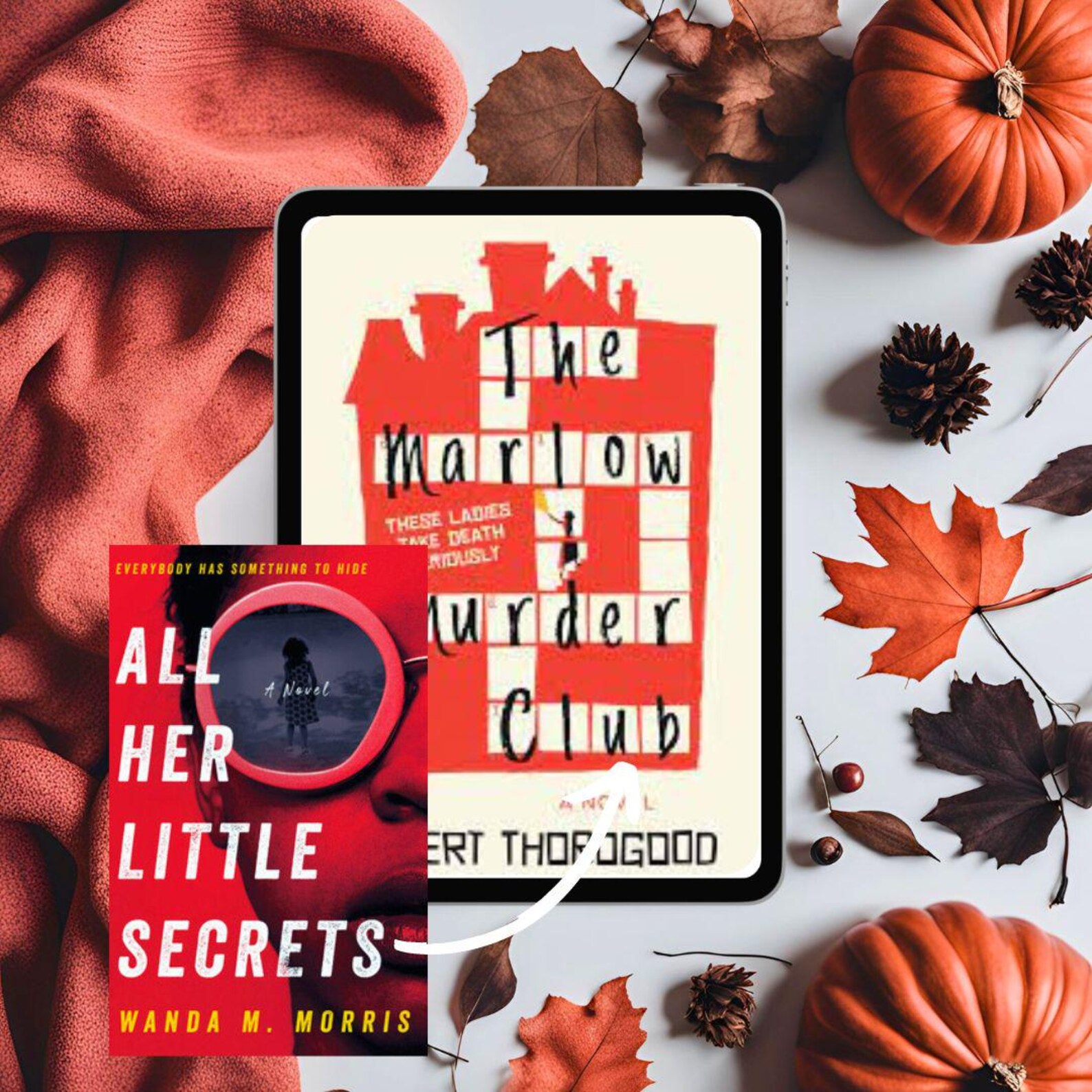 10 Cozy Reading Autumn Bundle Photo Template, Bookstagram Blog Post ...