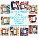 10 Fall Bookstagram Bundle Photo Templates, September Bookish Blog Post ...