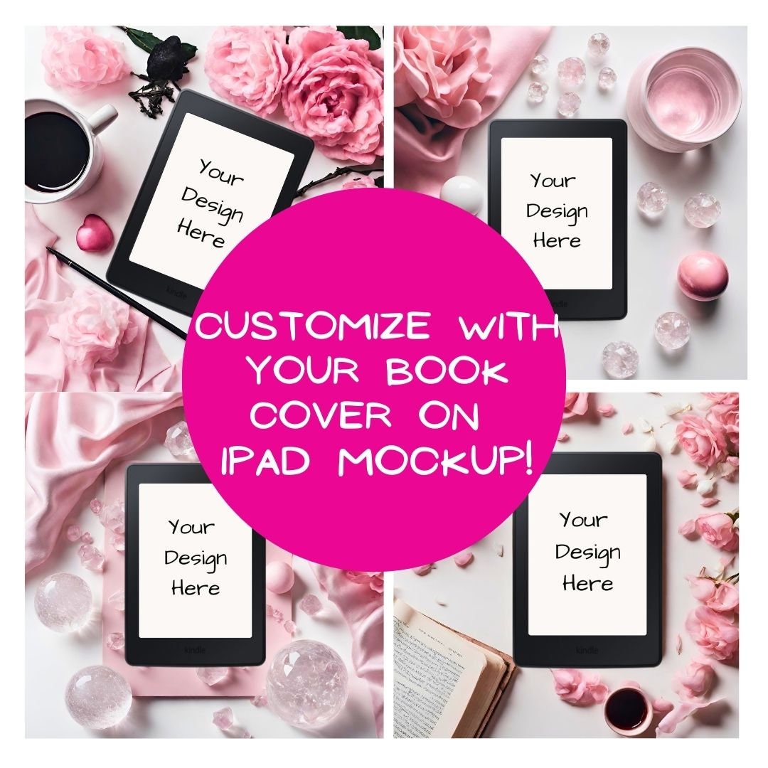 10 Pink Bookstagram Photos, Dark Romance Themed Template, Kindle Social ...
