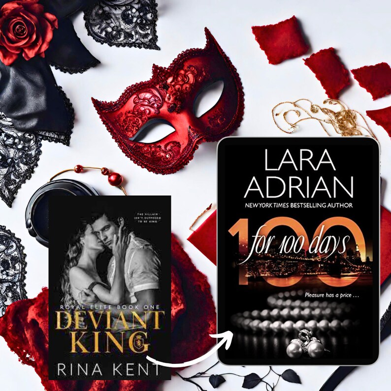 10 Black and Red Bookstagram Templates, Dark Romance Themed, Social ...