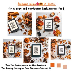 Autumn Bookstagram Bundle Photos Templates, Instagram Facebook Blog ...