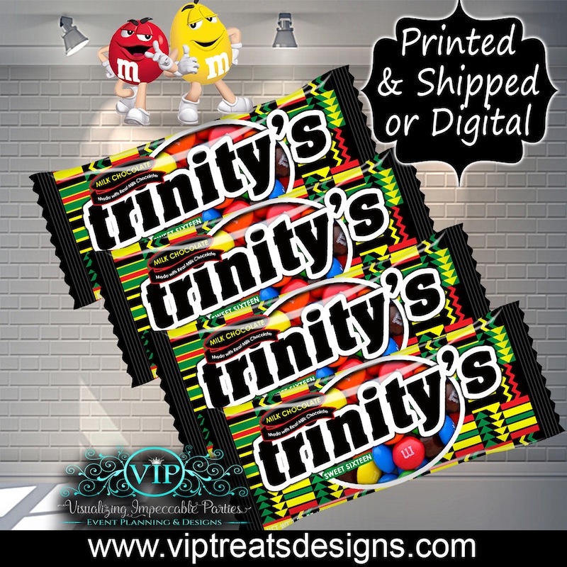 M and M Wrappers - Etsy