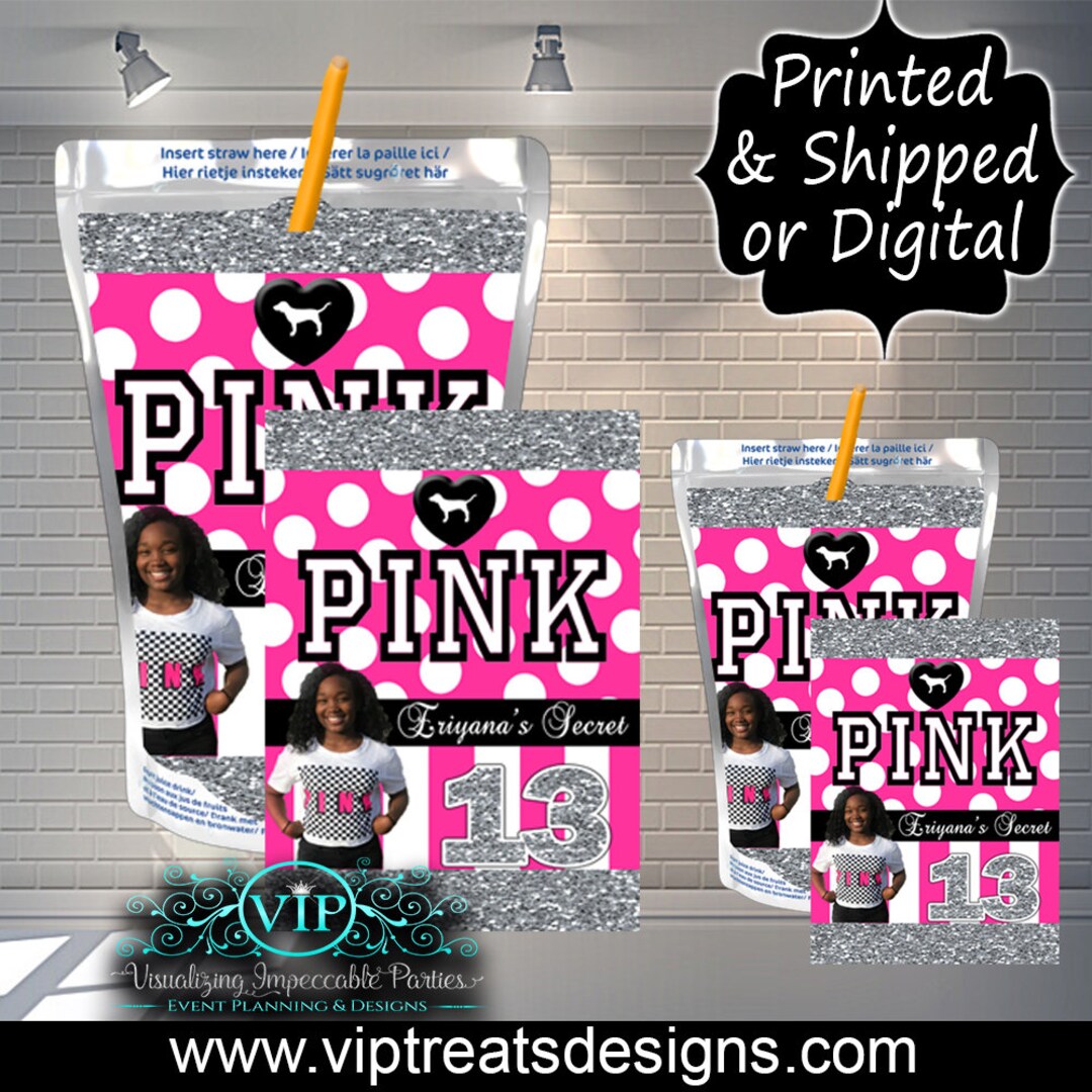 Victoria's Secret PINK Capri Sun - Juice Pouch - Party - Birthday ...