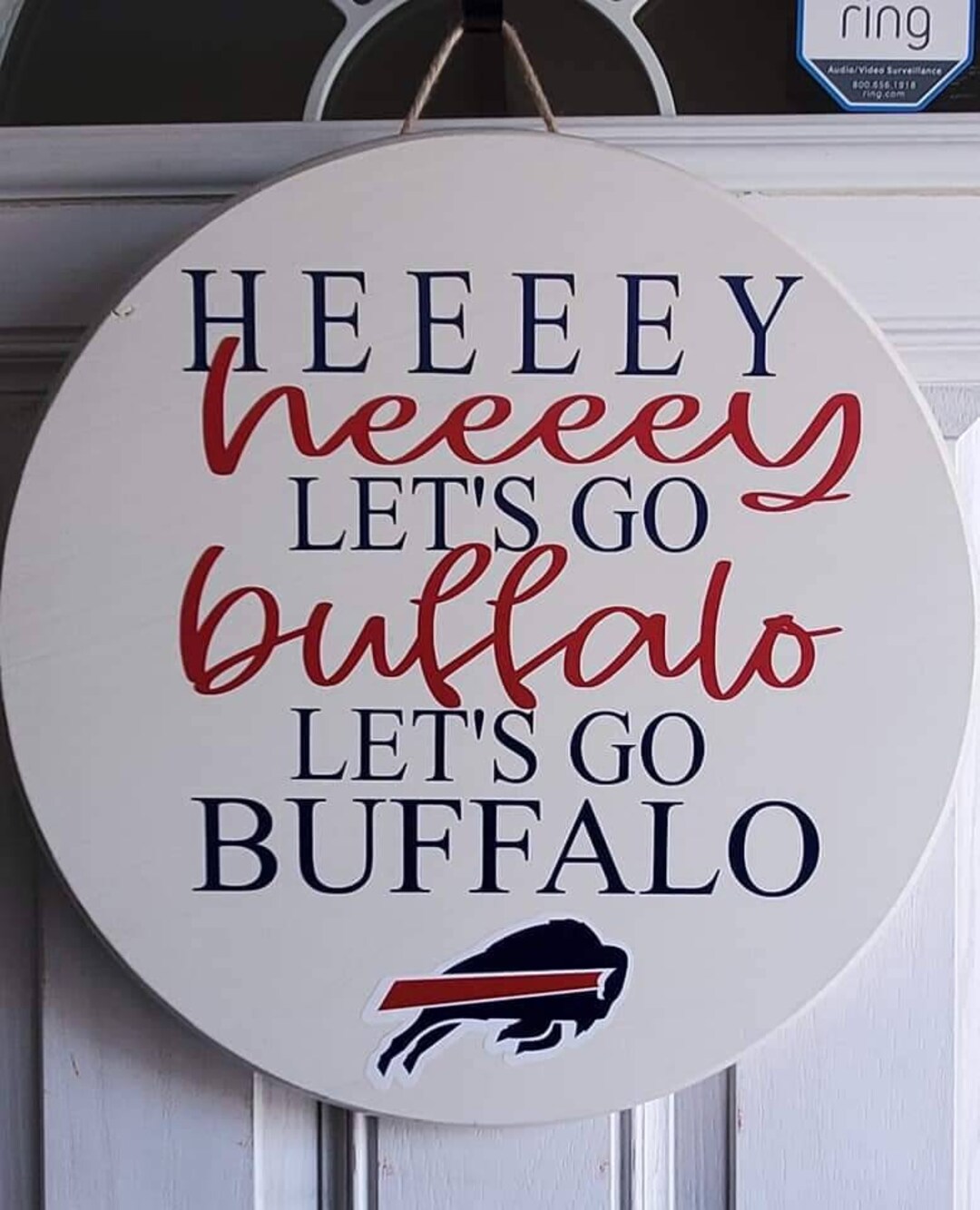 Buffalo Home Sign, Door Sign, Welcome Sign, Buffalo NY, Buffalo Decor ...
