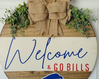 Welcome and Go Bills - Etsy