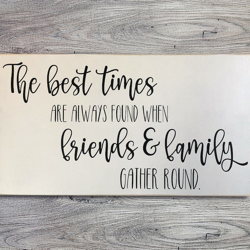 Friends Wood Sign - Etsy