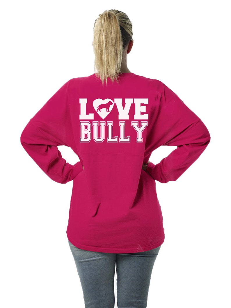 Love Bully Women's Long Sleeve Jersey for Pitbull and - Etsy