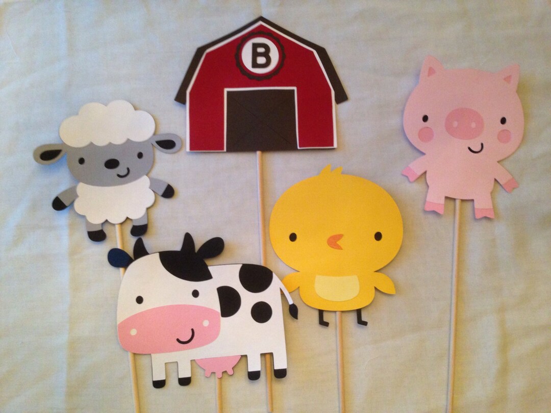 Farm Animal Cutouts, Barnyard Animal Cutouts, Die Cuts, Die Cut Outs ...