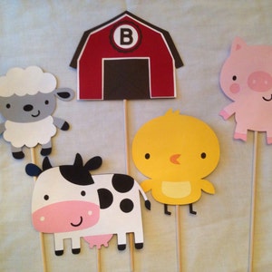 Farm Animal Cutouts, Barnyard Animal Cutouts, Die Cuts, Die Cut Outs ...