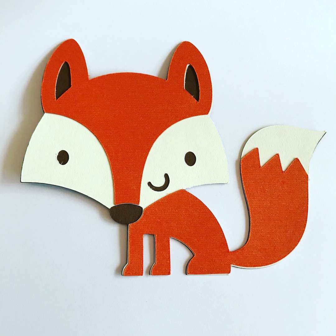 Fox Die Cuts Woodland Cutouts, Woodland Die Cuts, Woodland Animals - Etsy