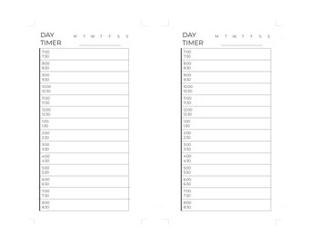 Day Timer Binder - Etsy
