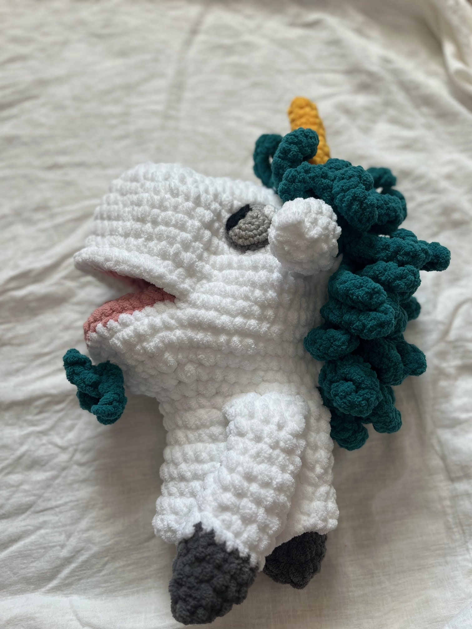 Unicorse Puppet, Crocheted Unicorse, Bluey Puppet, Bluey, Bluey Doll - Etsy
