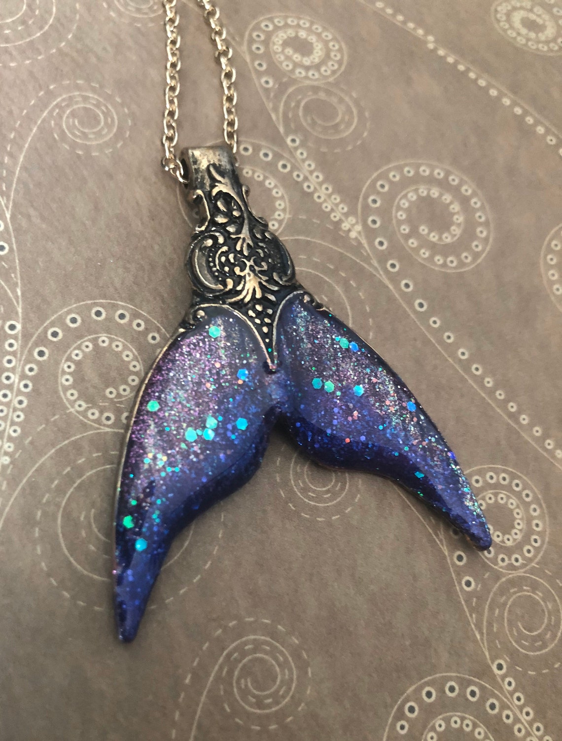 Iridescent Purple Mermaid Tail (T3) - Etsy