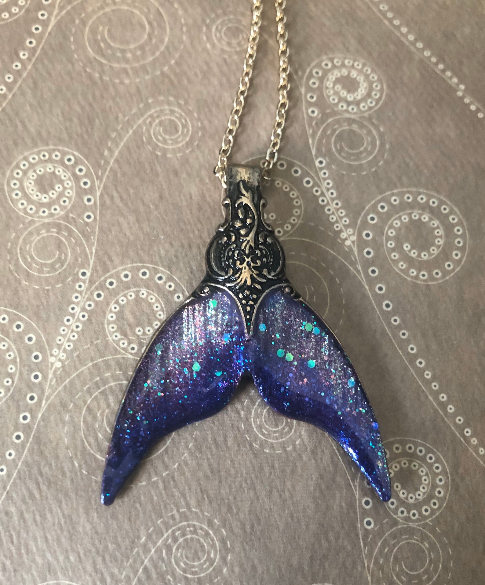 Iridescent Purple Mermaid Tail (T3) - Etsy