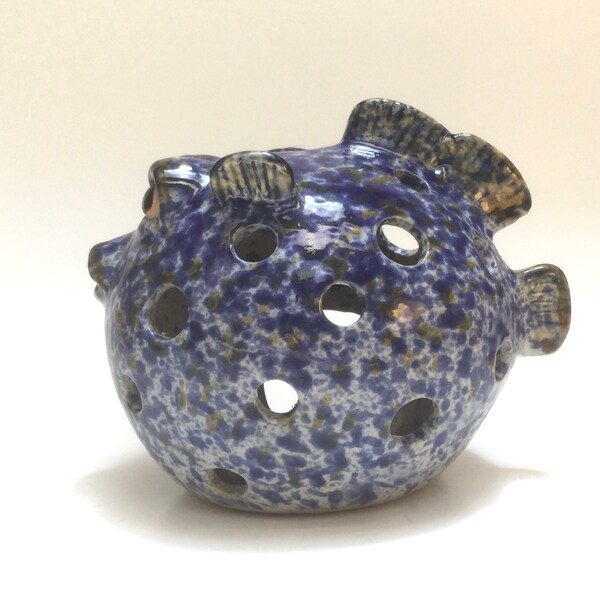 Ceramic Puffer Fish - Etsy