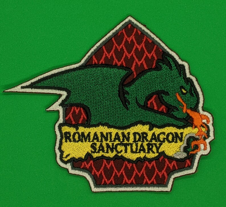 Romanian Dragon Sanctuary Patch - Etsy