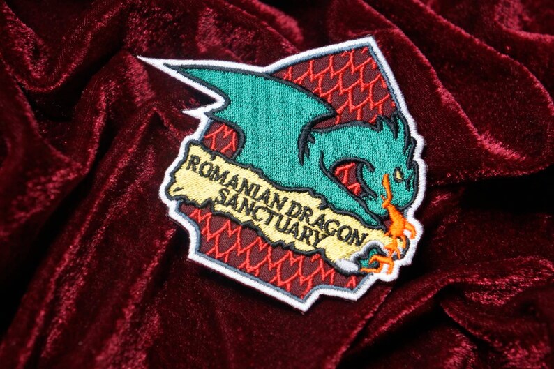 Romanian Dragon Sanctuary Patch - Etsy