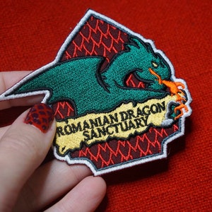Romanian Dragon Sanctuary Patch - Etsy