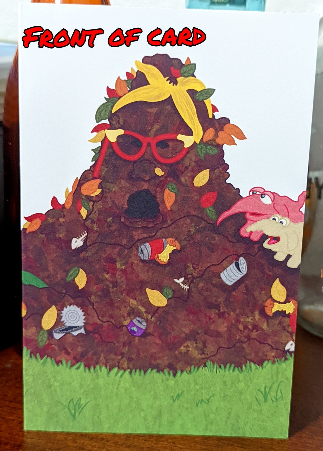 Marjory Heap I Miss You Card fraggles - Etsy