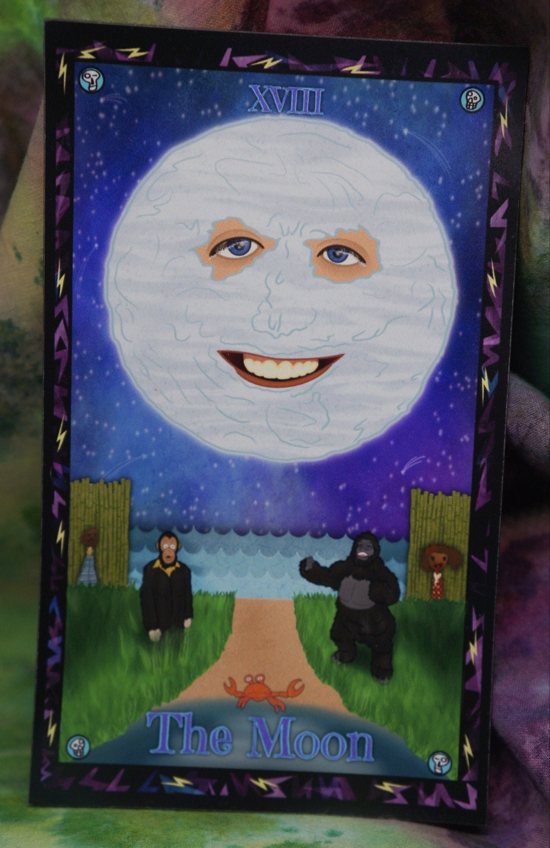 The Mighty Boosh Moon Tarot Magnet - Etsy