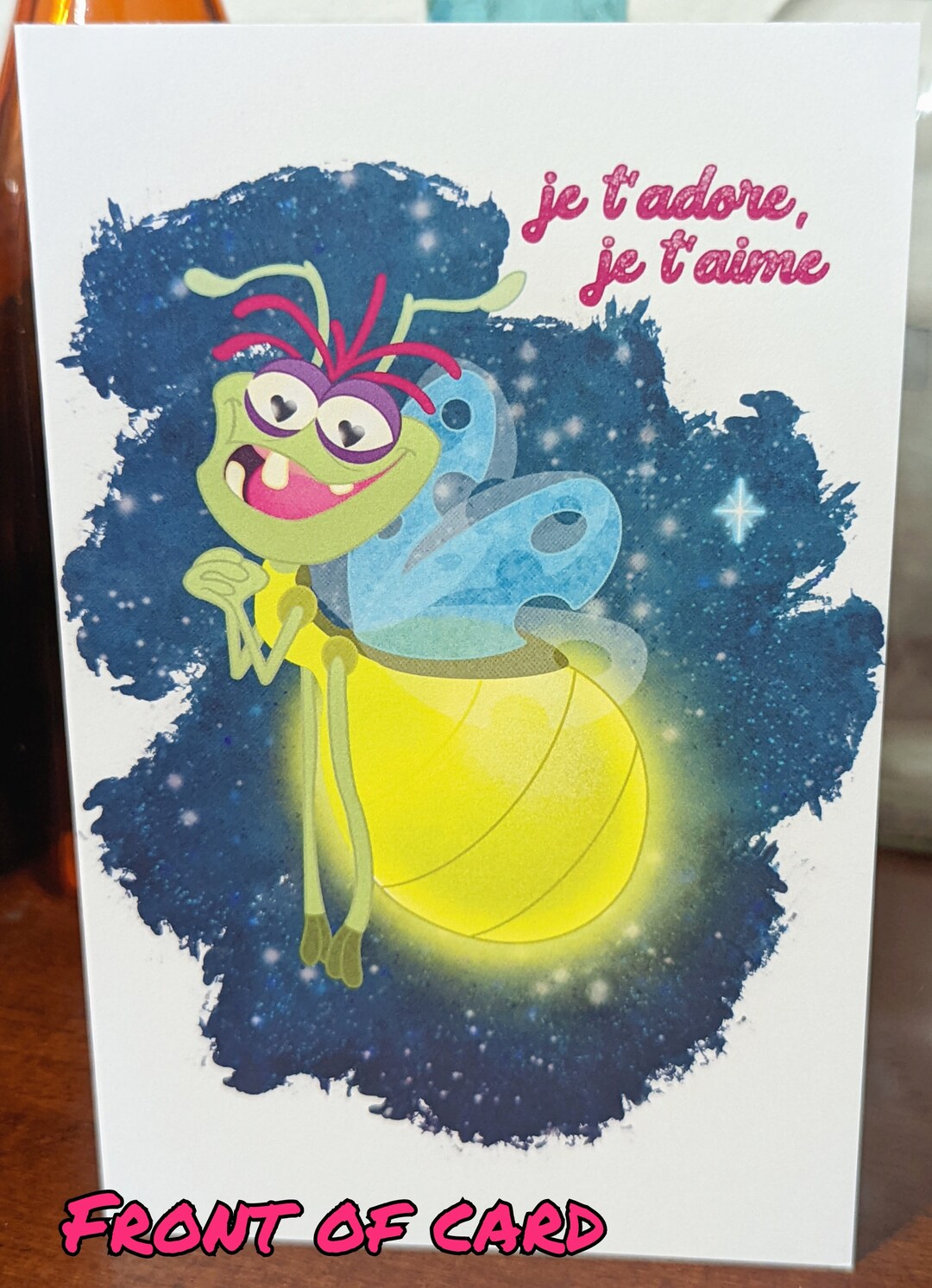 Ray the Firefly “I Love You” Card - Etsy