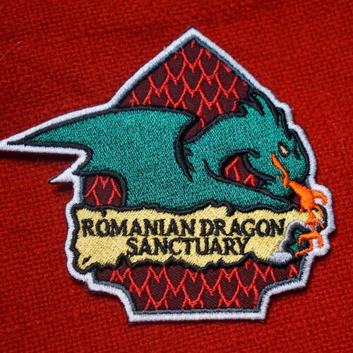 Romanian Dragon Sanctuary Patch | Etsy
