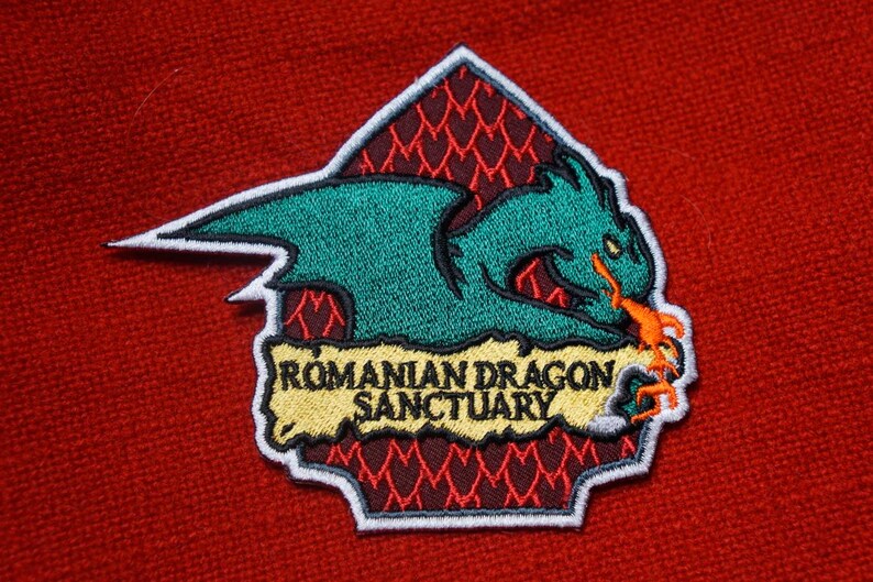 Romanian Dragon Sanctuary Patch - Etsy