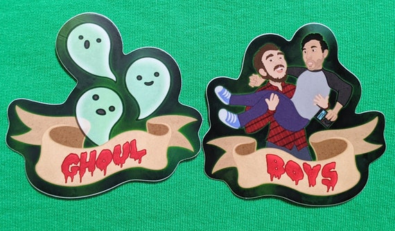 Ghoul Boys Sticker Set - Etsy