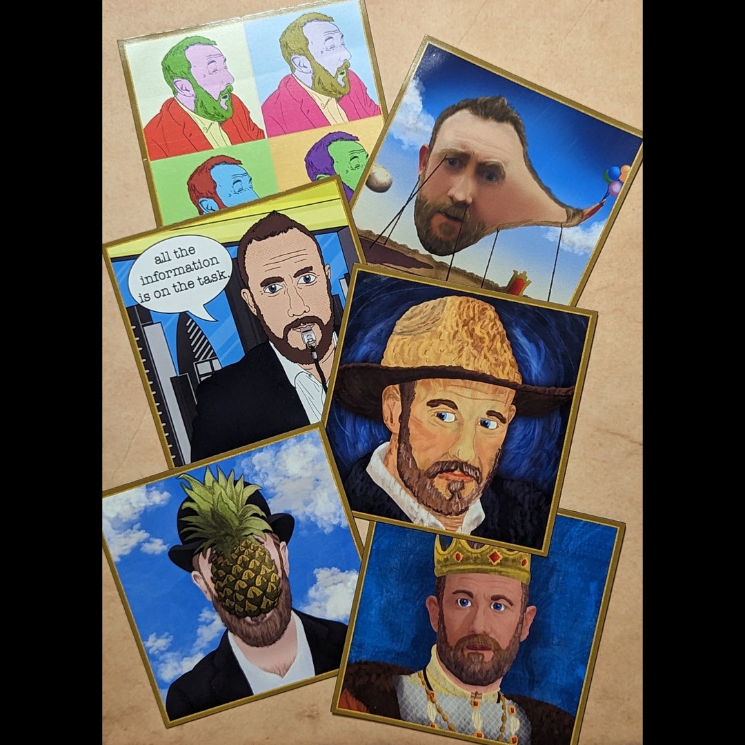 Alex Horne Taskmaster Series Artwork Magnets set 1 - Etsy