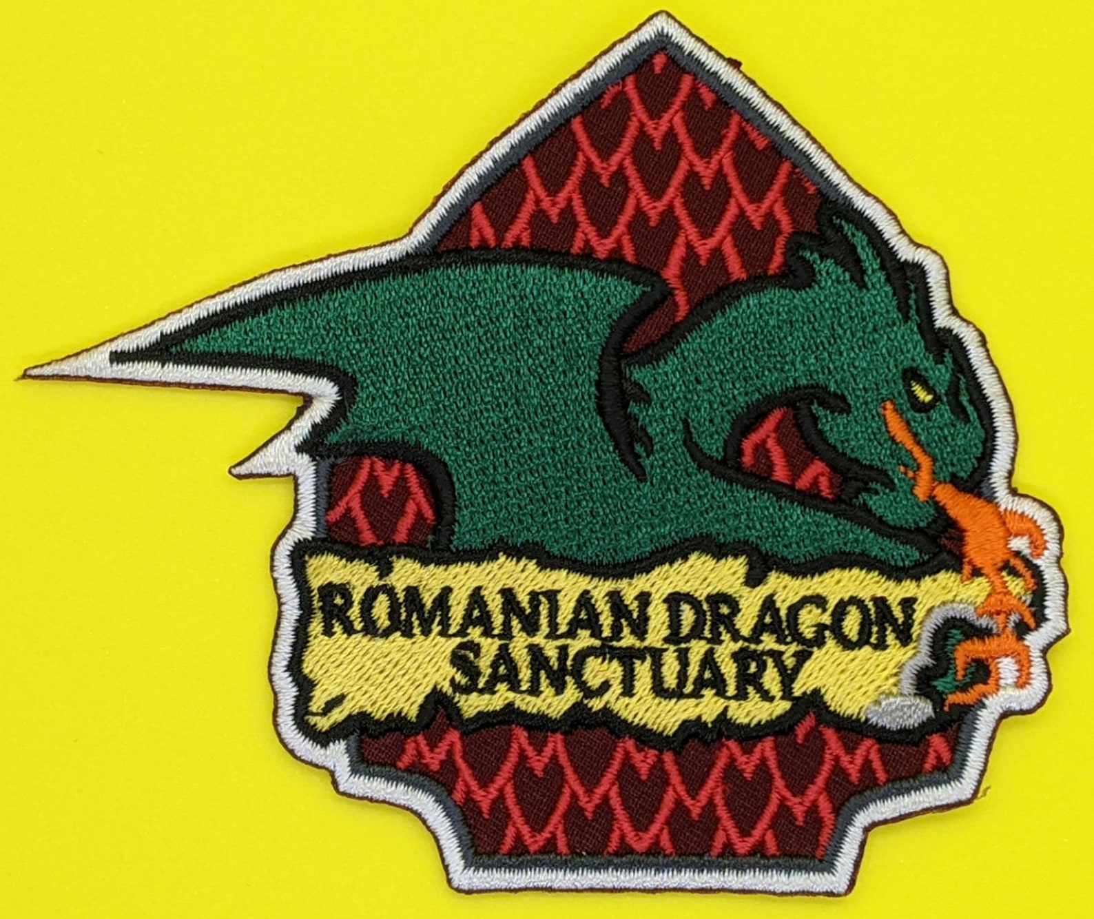 Romanian Dragon Sanctuary Patch - Etsy