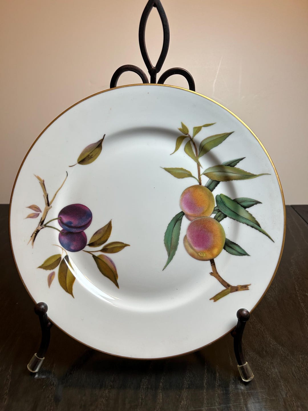 Royal Worcester Evesham 10” Dinner Plate - Etsy
