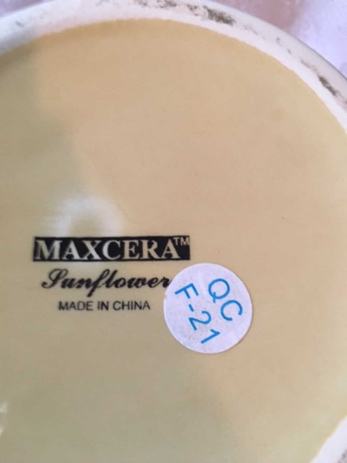 Sunflower Large Ceramic Pitcher Made by Maxcera Beautiful Vivid Colors ...